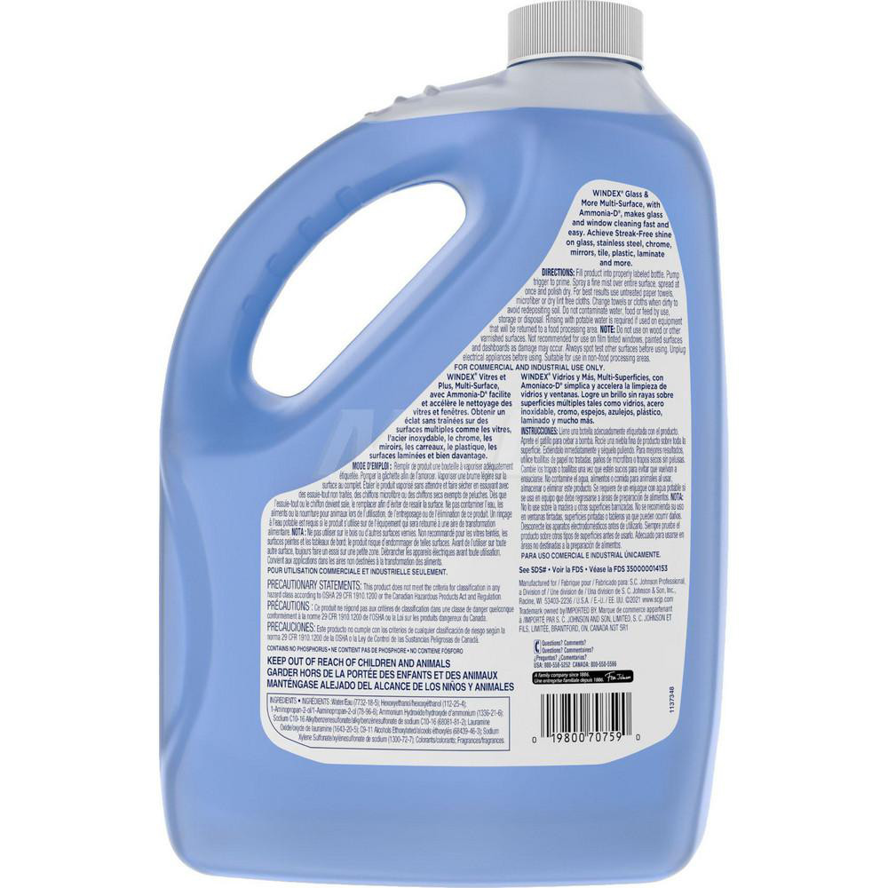 Windex - Windex Glass & More Multi-Surface, Streak-Free Cleaner Gallon ...