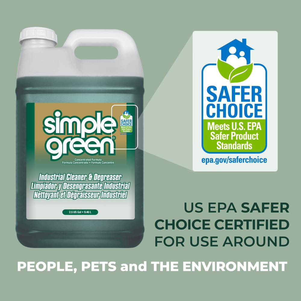 Simple Green® - Industrial Cleaner & Degreaser, 2.5 gal Bottle | MSC Direct