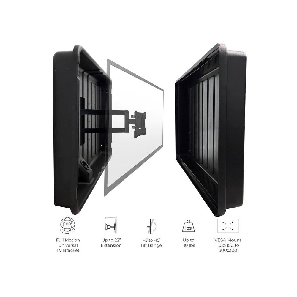 Heat Storm - Polycarbonate Outdoor TV Enclosure | MSC Direct