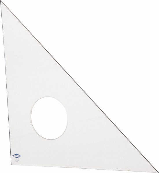 Alvin - 10 Inch Long, Styrene Plastic Triangles | MSC Direct