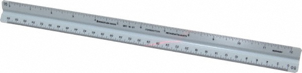 Staedtler - 12 Inch Long, Plastic Triangular Scales - - 89900948 - MSC ...