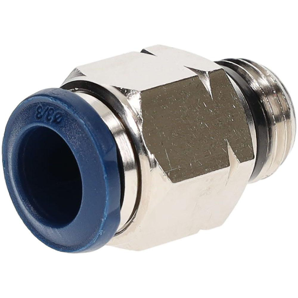 PRO-SOURCE - Push-to-Connect Tube x Universal Thread Fitting: Straight & Male, 1/4 Thread ...