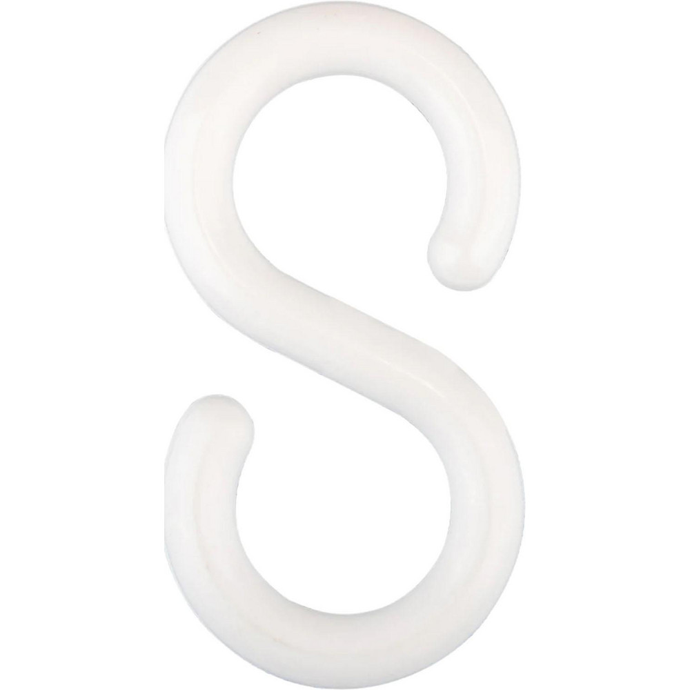 Mr. Chain - 1-1/2X1/4" WHT 10/PK PPE S-HOOK | MSC Direct