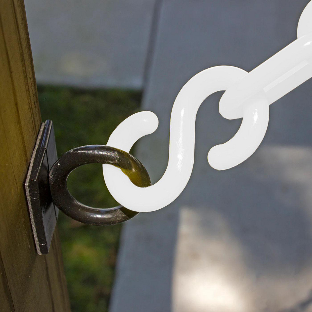 Mr. Chain - 1-1/2X1/4" WHT 10/PK PPE S-HOOK | MSC Direct