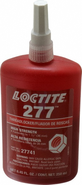 Loctite - 250 mL Bottle, Red, High Strength Liquid Threadlocker ...