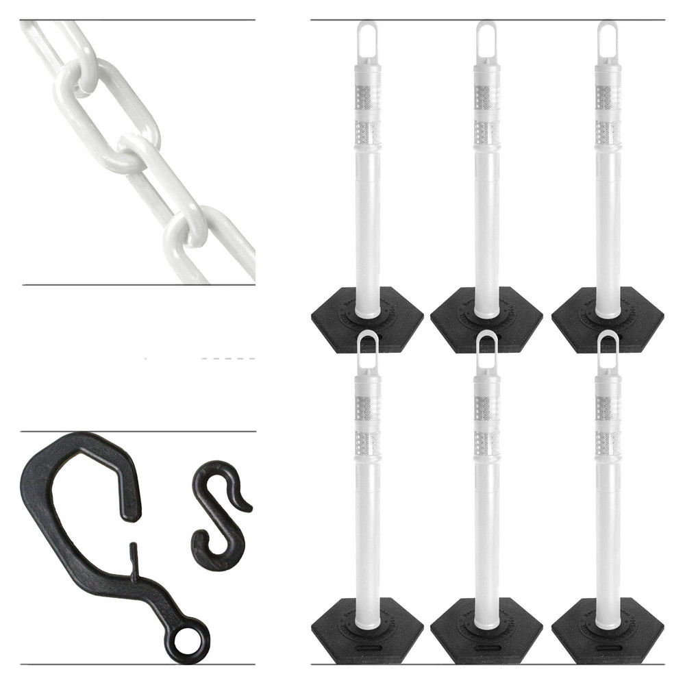 Mr. Chain - Pedestrian Barrier Kits: Chain Material: Polyethylene ...