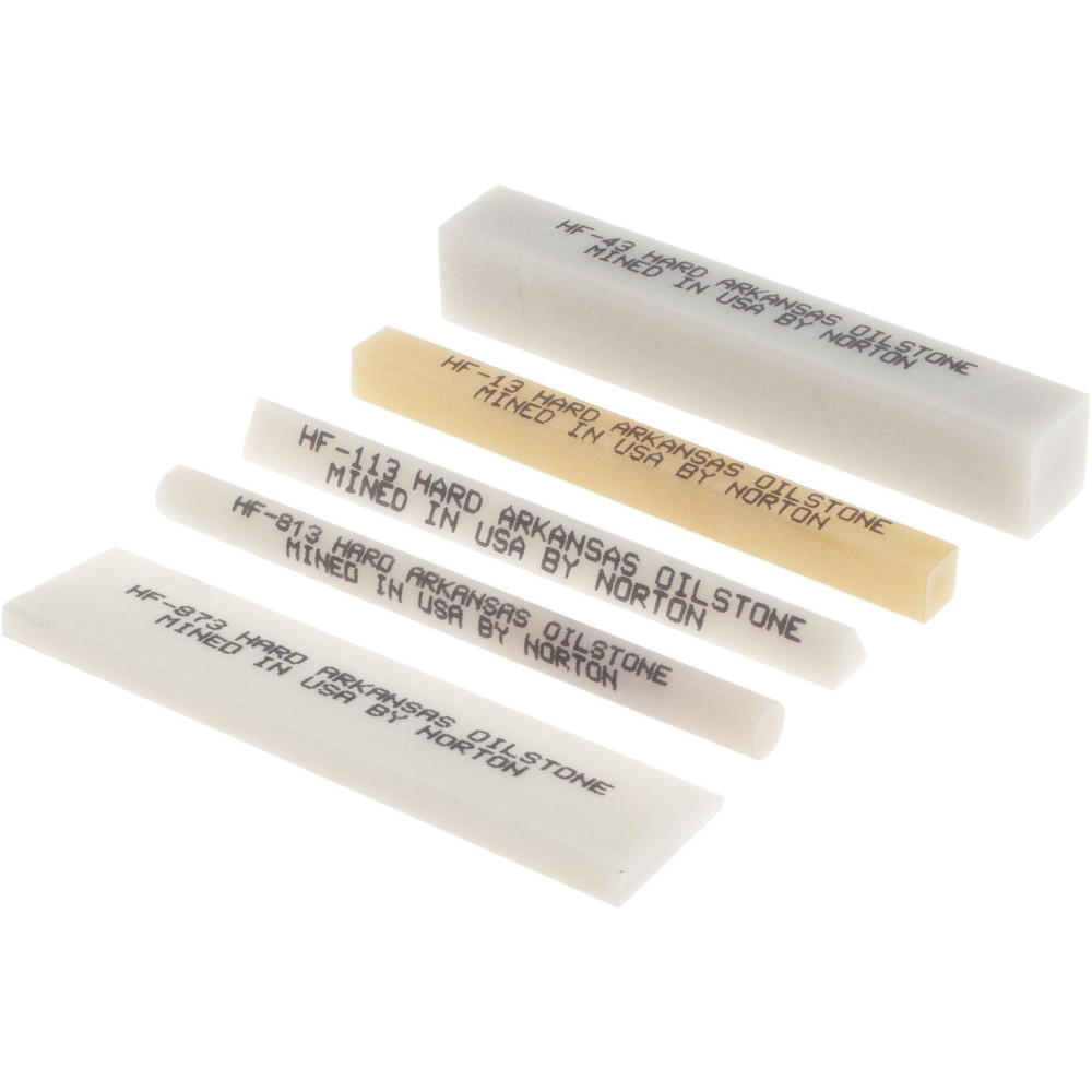 Norton - 10 Piece Aluminum Oxide Sharpening Stone Kit | MSC Direct