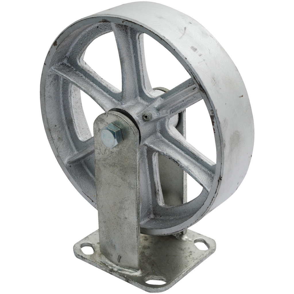 Vestil - Caster Wheels: Wheel Diameter (Inch): 8; Mount Type: Plate ...