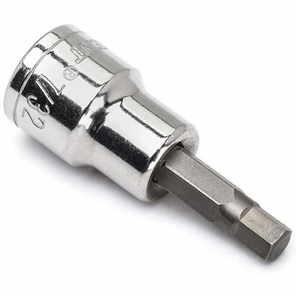 Crescent - Hand Hex Bit Socket: 3/8" Drive, 7/32" Hex | MSC Direct
