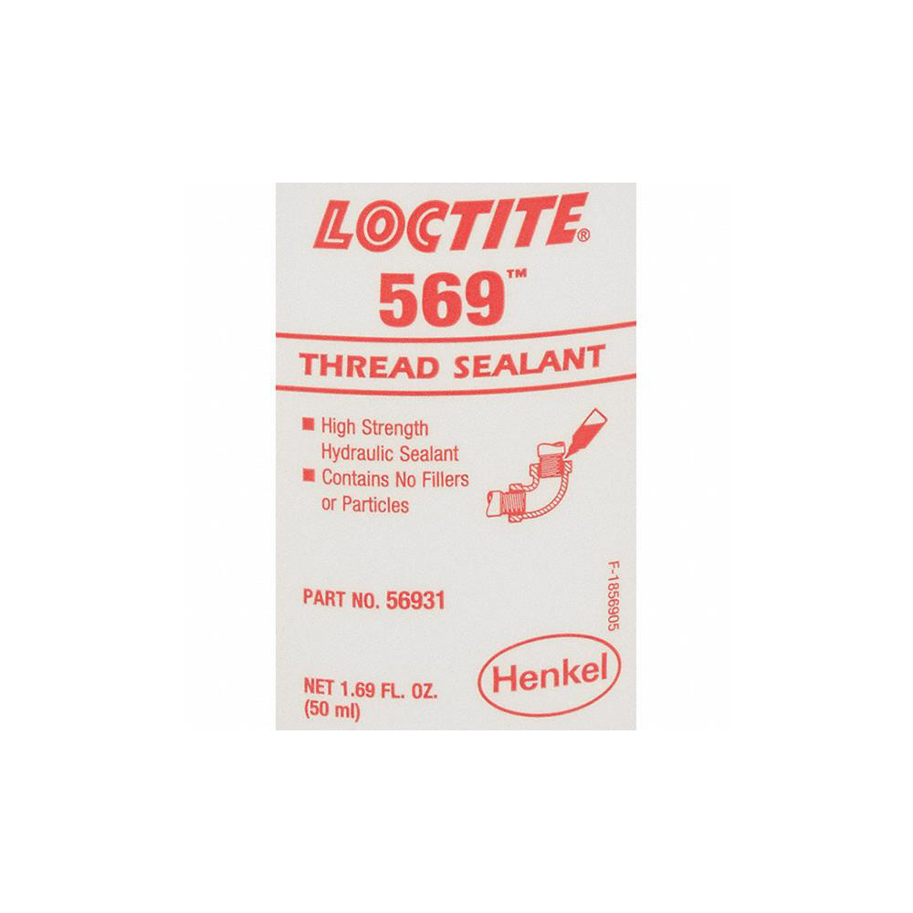 Loctite - Threadlocker: Red, 50 mL, Bottle | MSC Direct