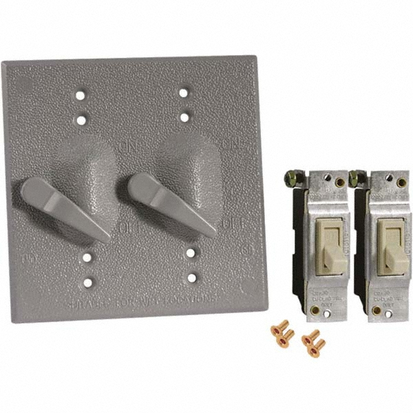 Hubbell-Raco - Weatherproof Box Covers; Electrical Box Shape: Rectangle ...
