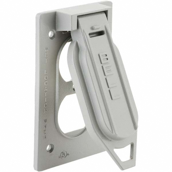 Hubbell-Raco - Weatherproof Box Covers; Electrical Box Shape: Rectangle ...