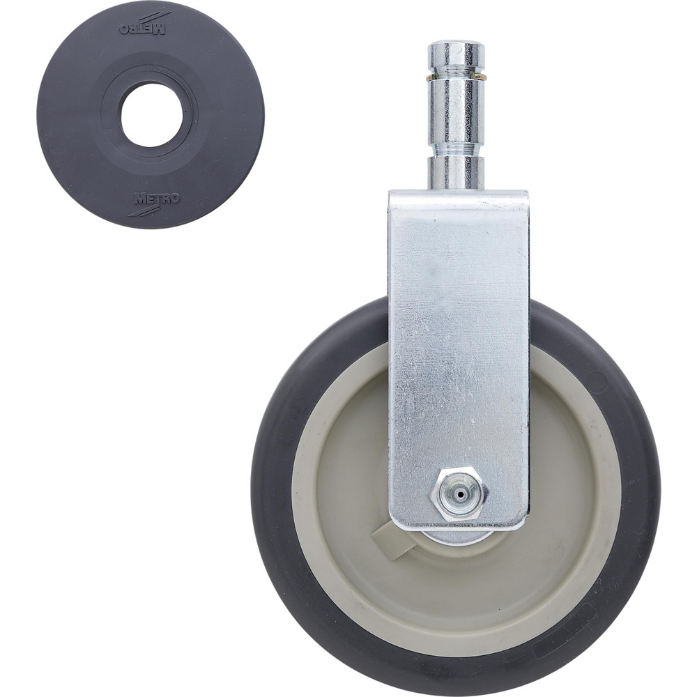 Metro - Rigid & Flat Caster Wheel: Polyurethane on Polyethylene, 6" Dia ...