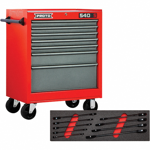 Proto - 7 Drawer Steel Roller Cabinet - 90709668 - MSC Industrial Supply