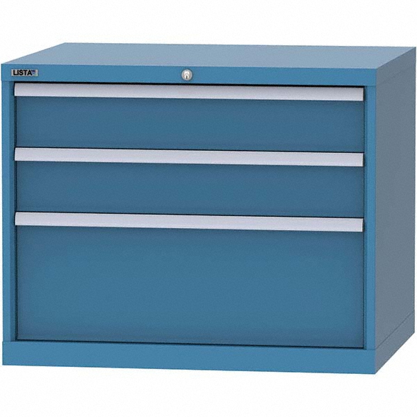 LISTA - Modular Steel Storage Cabinet: 34-1/4" Wide, 28-1/2" Deep, 27-1 ...