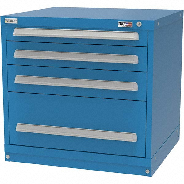 Vidmar - Modular Steel Storage Cabinet: 30" Wide, 27-51/64" Deep, 30 ...