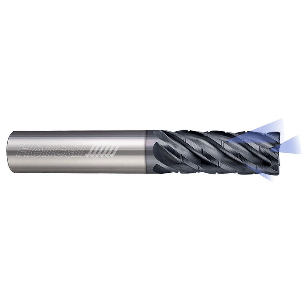 Helical Solutions - Corner Radius End Mill: 1/2" Dia, 1-5/8" LOC, 0.06 ...