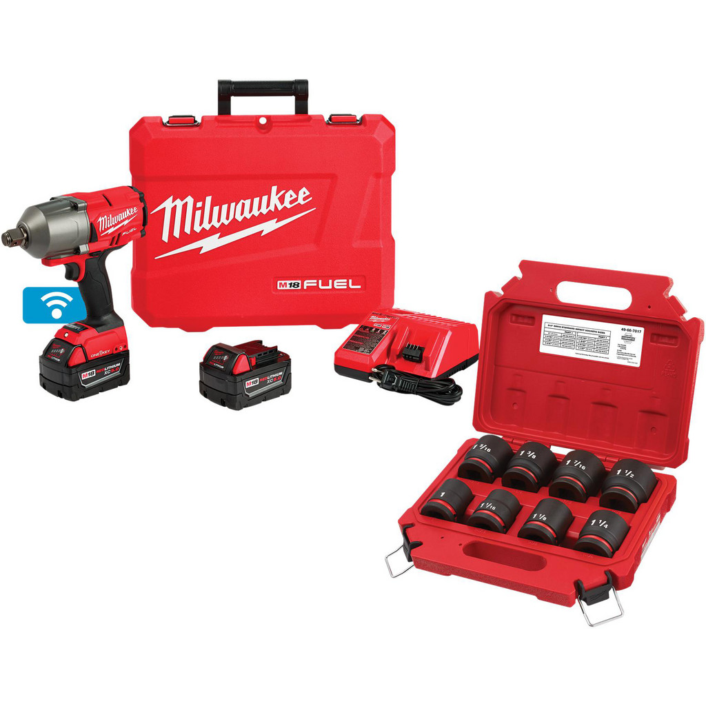 Milwaukee Tool - M18 FUEL™ w/ ONE-KEY™ High Torque Impact Wrench 3/4 ...