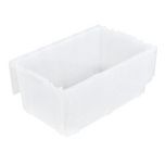 Orbis - 2.4 Cu Ft, 70 Lb Load Capacity Clear Polypropylene Attached-Lid ...