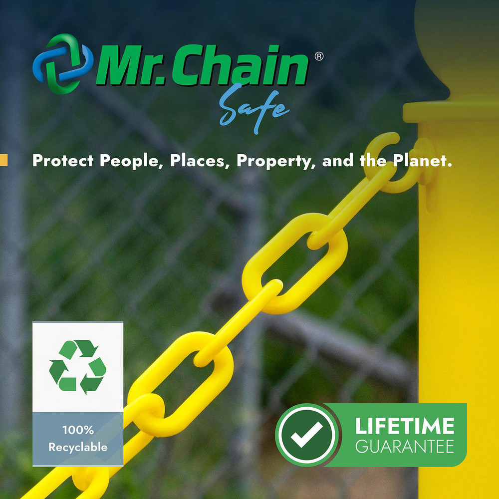 Mr. Chain - Barrier Rope & Chain: Type: Safety Chain; Snap End Material ...