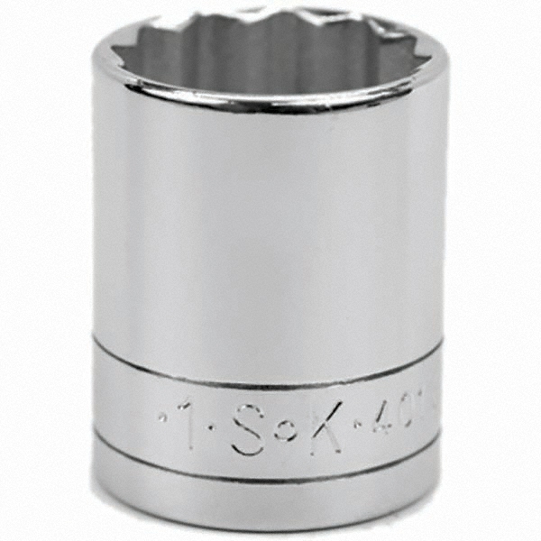 SK - Standard Hand Socket: 1/2" Drive, 1" Socket, 12-Point | MSC Direct