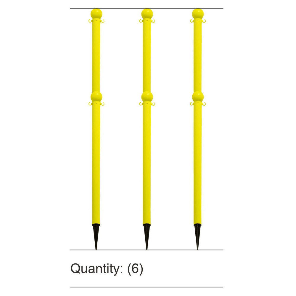 Mr. Chain - Pedestrian Barrier Kits: Chain Material: Polyethylene; Post ...