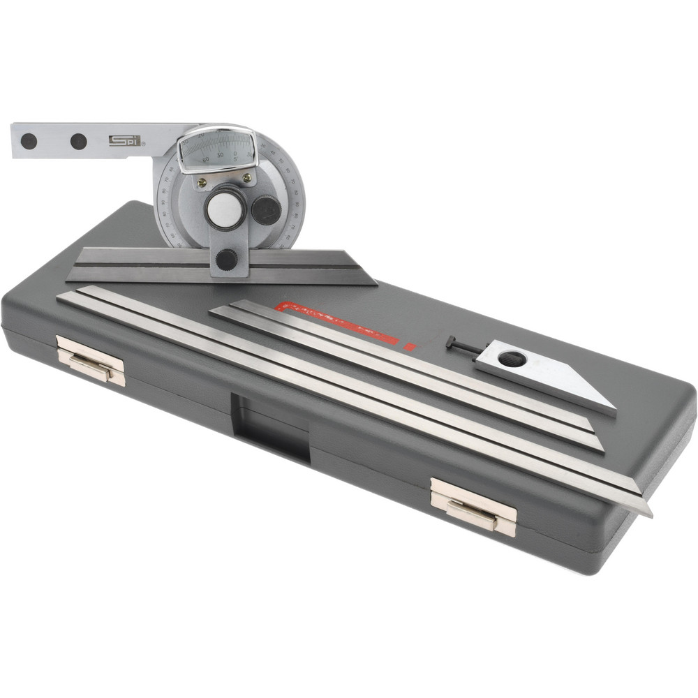 SPI - 6, 8, 12 Inch Long Blade, 360° Max Measurement, Bevel Protractor ...