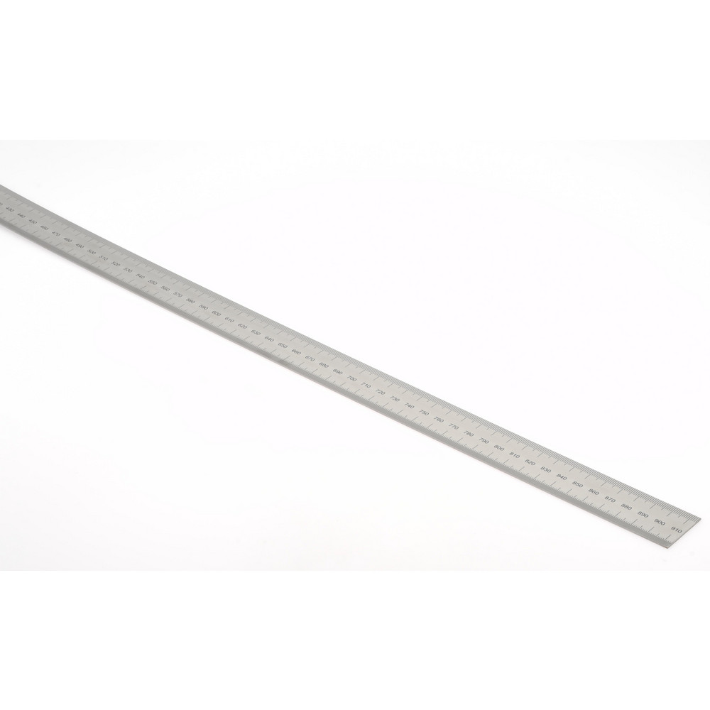 SPI - Steel Rule: 36" OAL, Metric Graduation, Rigid, 1-1/4" OAW | MSC ...