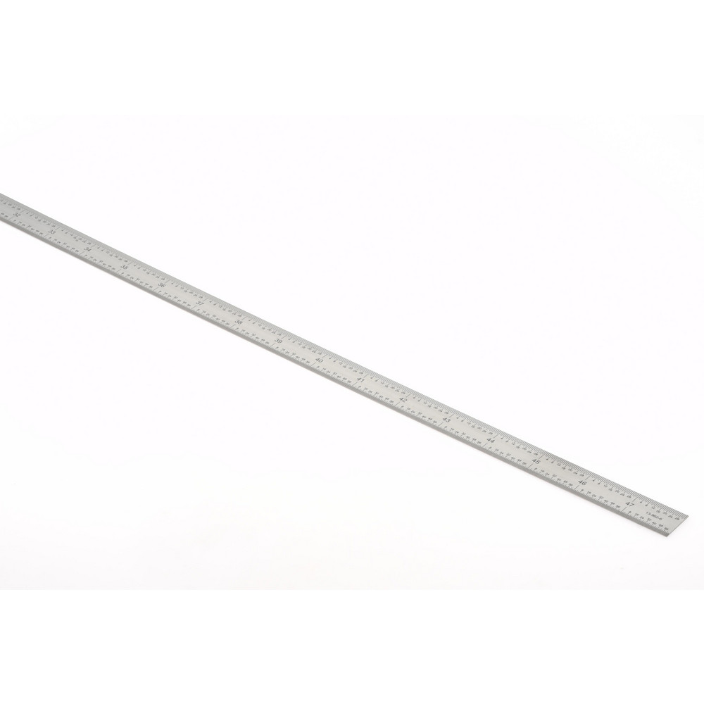 SPI - Steel Rule: 48" OAL, 5R Graduation, Flexible, 3/4" OAW | MSC Direct