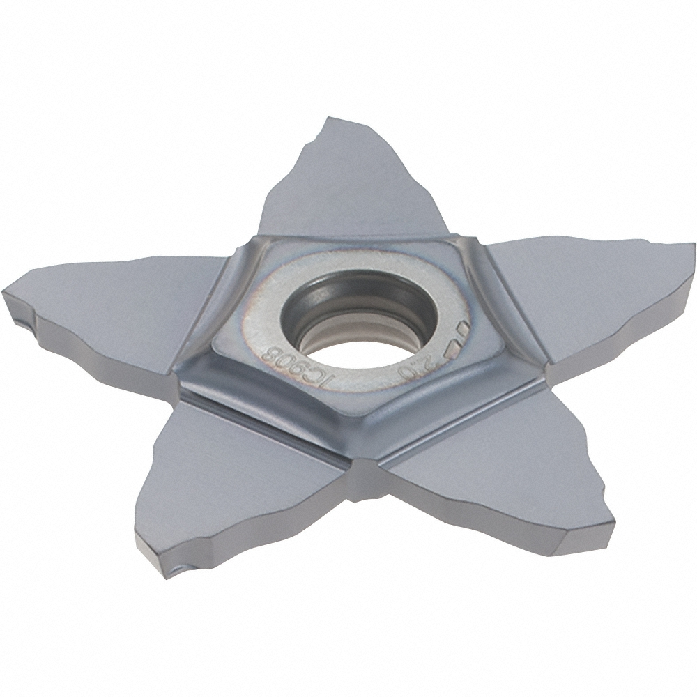Iscar - PENTA C IC908 Grade, 0.0787" Cutting Width, Carbide Cutoff ...