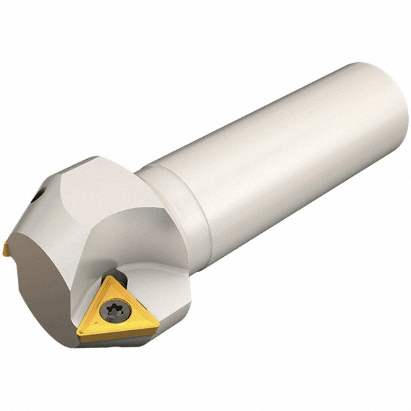 Iscar - 60° Lead Angle, 12mm to 17.5mm Cut Diam, 12mm Shank Diam ...