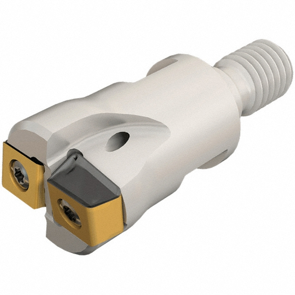 Iscar - 25mm Cut Dia, 3mm Max Depth of Cut, Indexable Plunge End Mill ...