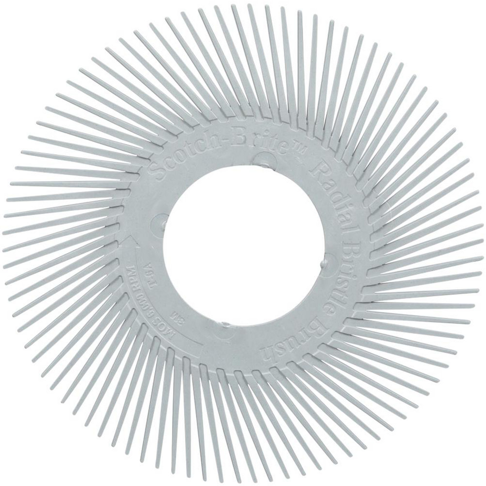 3M - Radial Bristle Brushes: Outside Diameter (Inch): 6; Abrasive ...