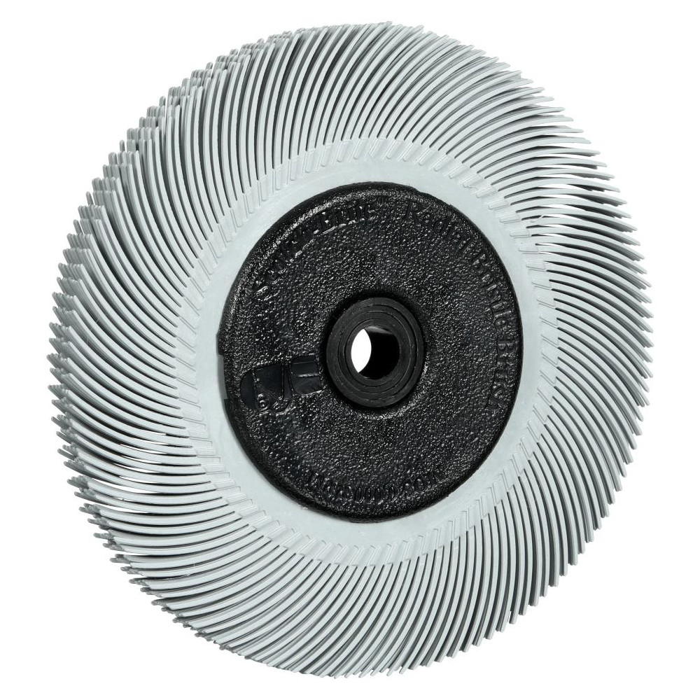 3M - Radial Bristle Brush: 6" Dia, Precision Shaped Ceramic | MSC Direct