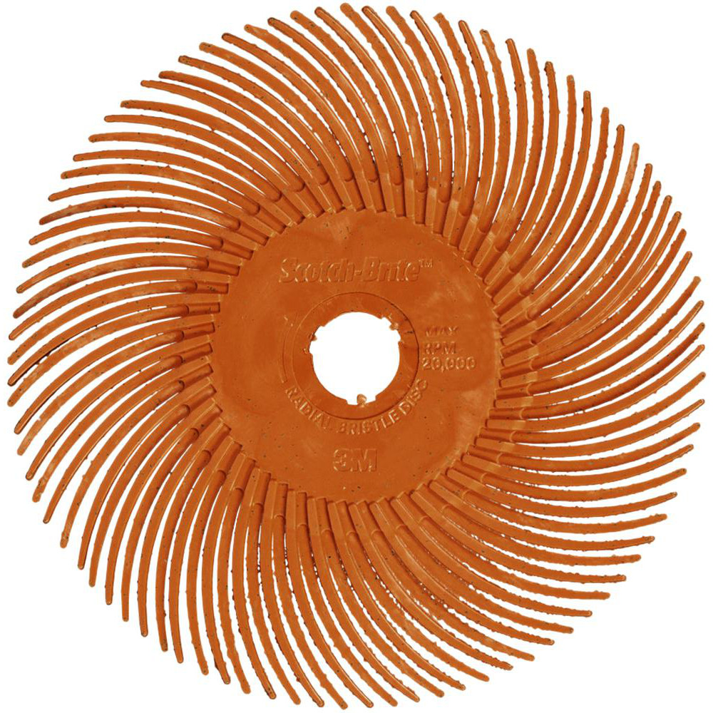 3M - Radial Bristle Brushes: Outside Diameter (Inch): 3; Abrasive ...