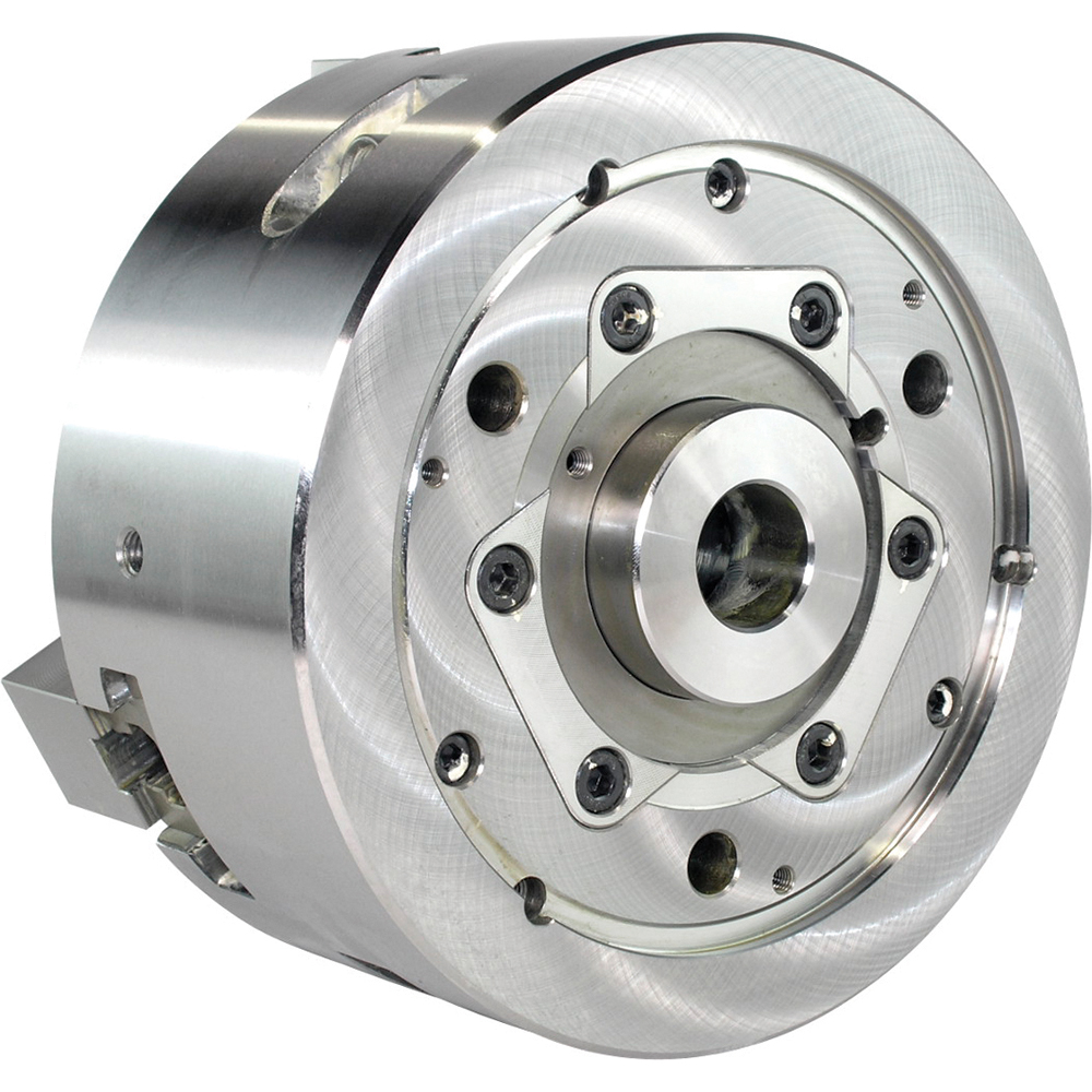 Kitagawa - Power Lathe Chuck: 8" Dia, 3 Jaws, Plain Back Mount | MSC Direct