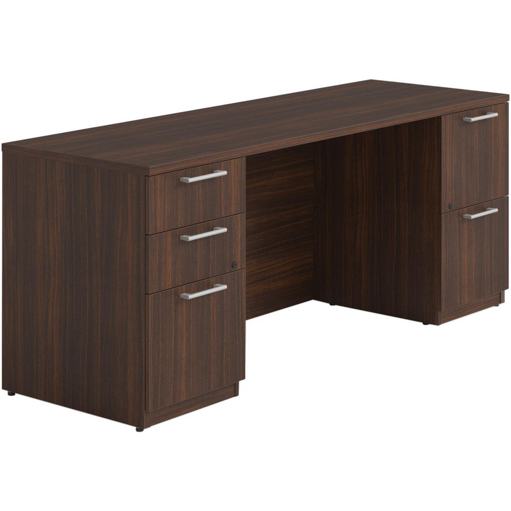 ALERA - Office Desks: Double Pedestal, Double Pedestal, Mahogany | MSC ...