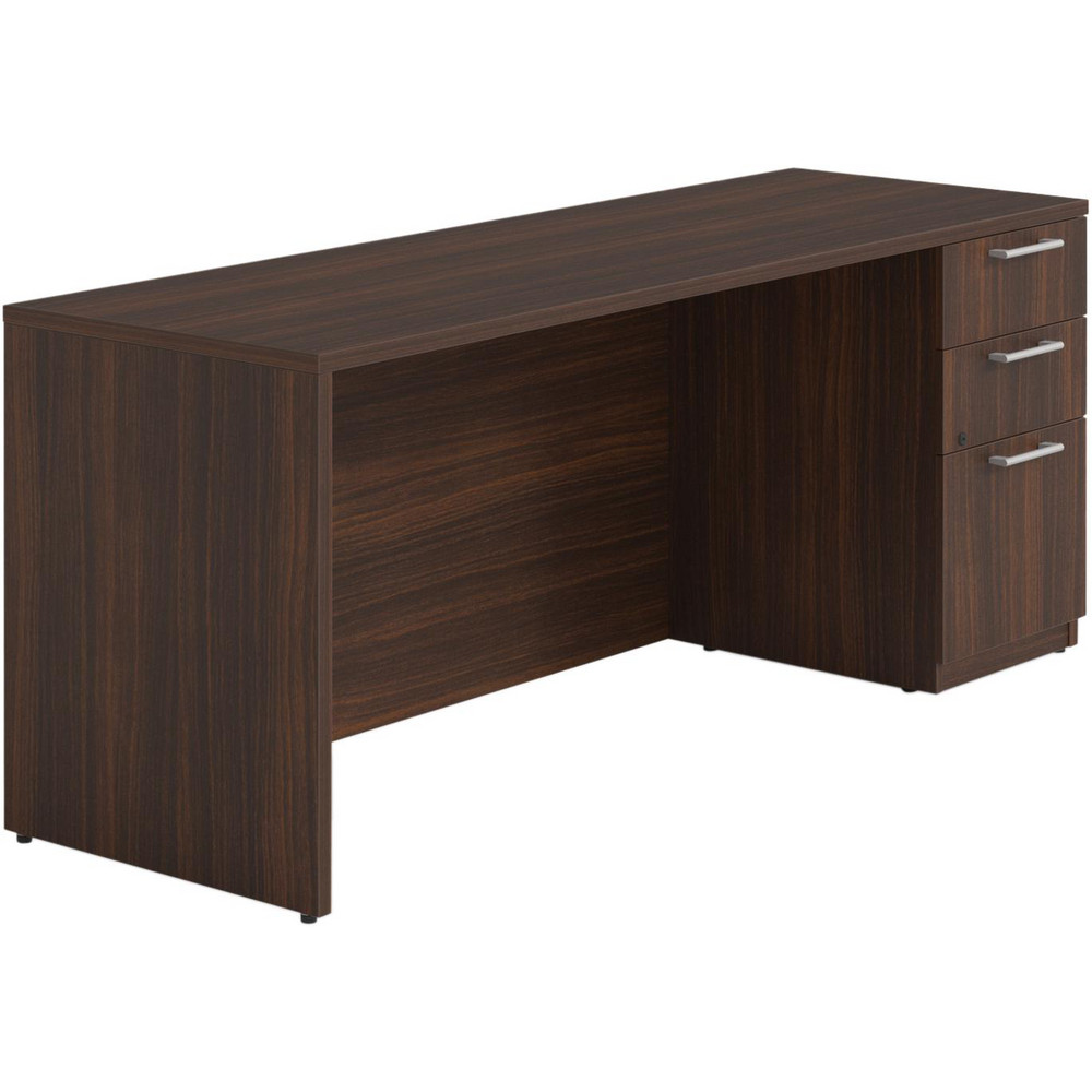 ALERA - Office Desks: Right Pedestal, Single Pedestal, Mahogany | MSC ...
