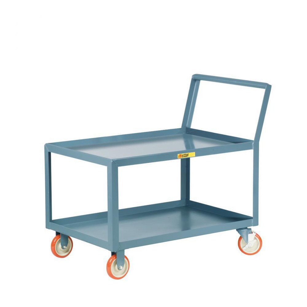 Little Giant® - Low Deck Utility Cart: 60" Long, 30" Wide, Steel, 1200. ...