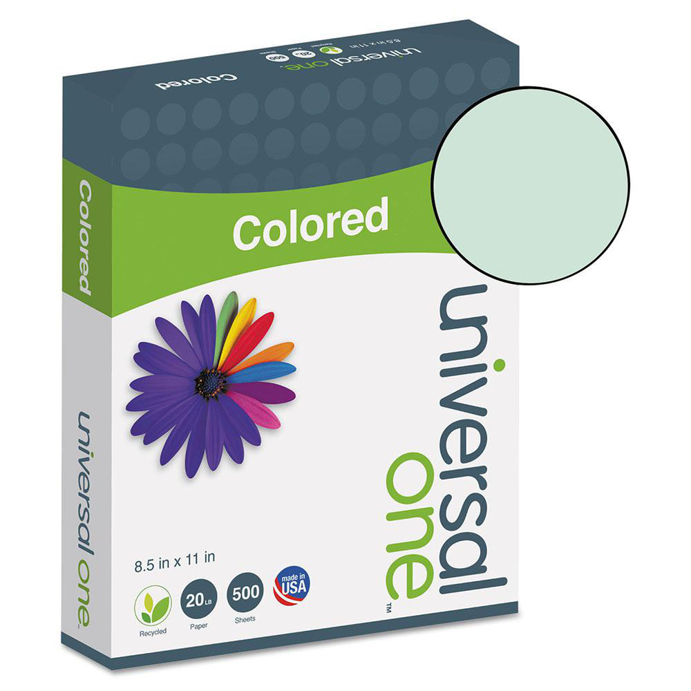 UNIVERSAL - Office Machine Supplies: Color Paper, Green, 500 per Pack ...