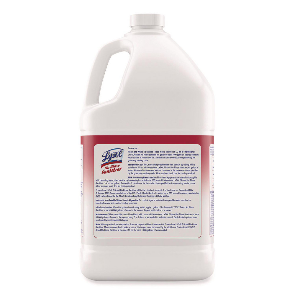 Lysol - No Rinse Sanitizer Concentrate, 1 gal Bottle, 4/Carton | MSC Direct