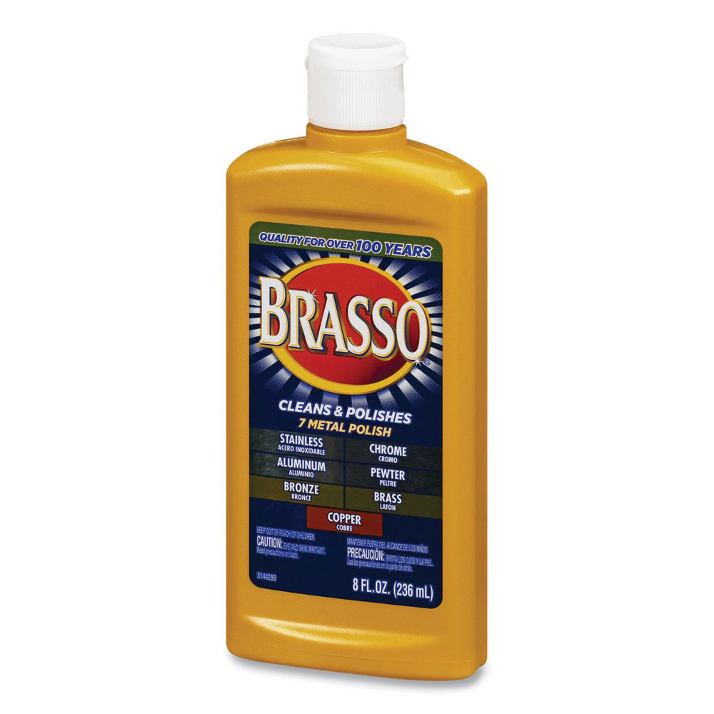 Brasso - Metal Surface Polish, 8 oz Bottle, 8/Carton | MSC Direct