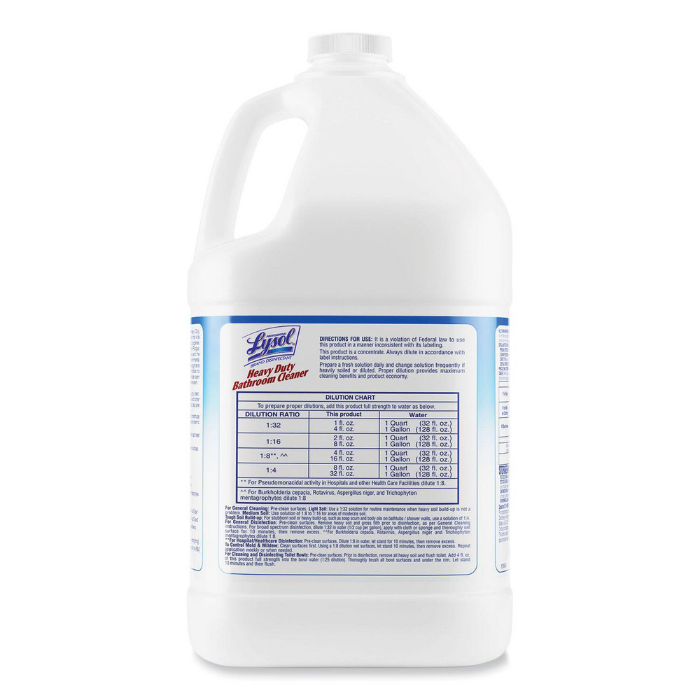 Lysol - Disinfectant Heavy-Duty Bathroom Cleaner Concentrate, 1 gal ...