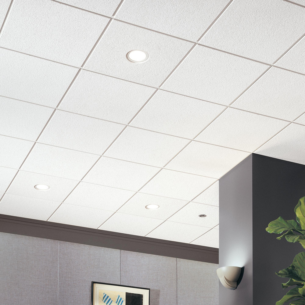 Armstrong World - CIRRUS 24 in x 24 in x 3/4 in Angled Tegular Edge ...