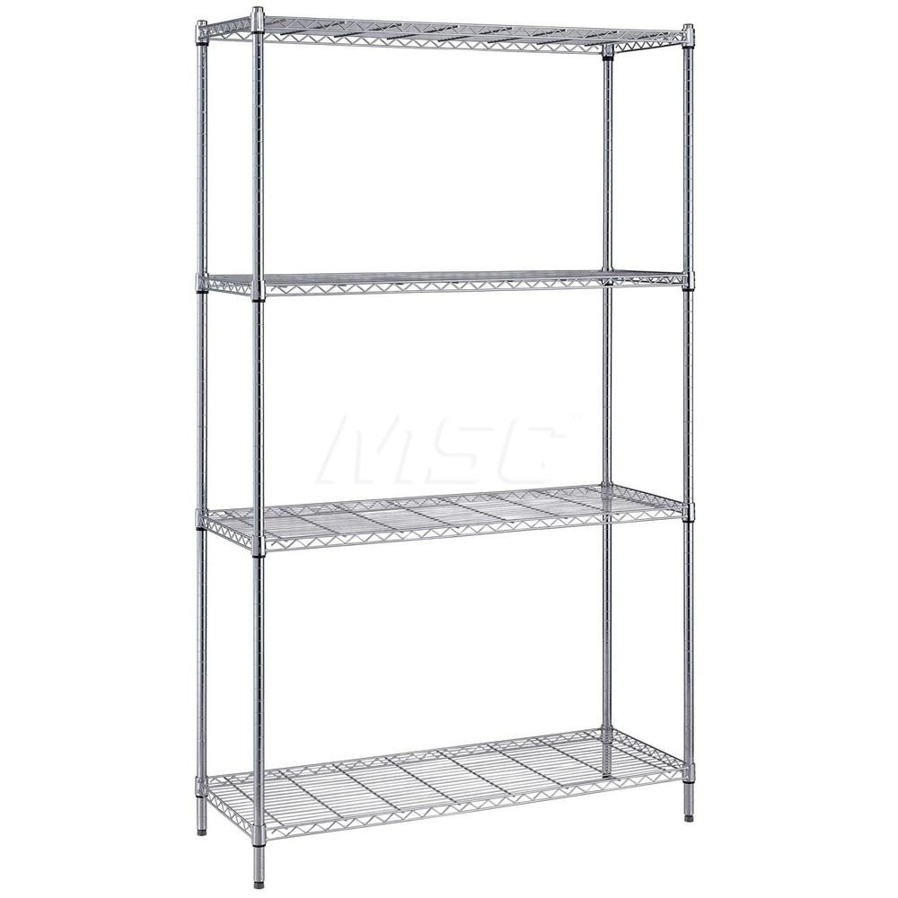 Quantum Storage - Wire Shelving: 4 Shelves | MSC Direct