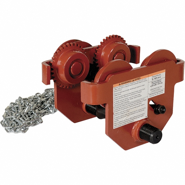 Vestil - 2 Ton Capacity Low Profile Manual Trolley - 91541318 - MSC ...