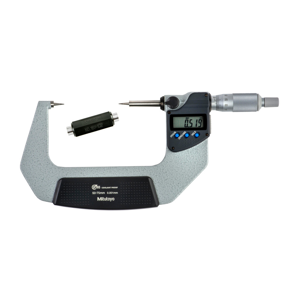 Mitutoyo - Point Micrometers: Minimum Measurement (Decimal Inch): 0 ...