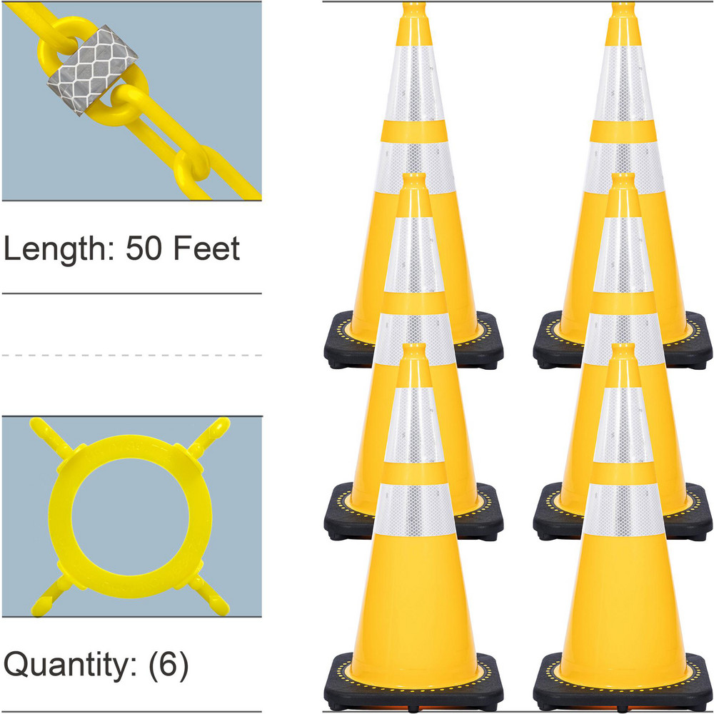 Mr. Chain - Pedestrian Barrier Kits: Chain Material: Polyethylene ...