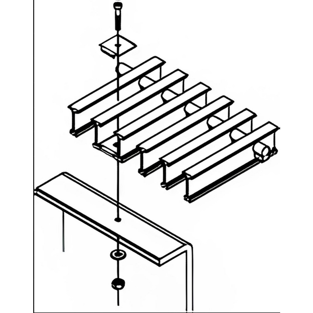 Fibergrate - Anti-Slip Grating Accessories: Accessory Type: Clip ...