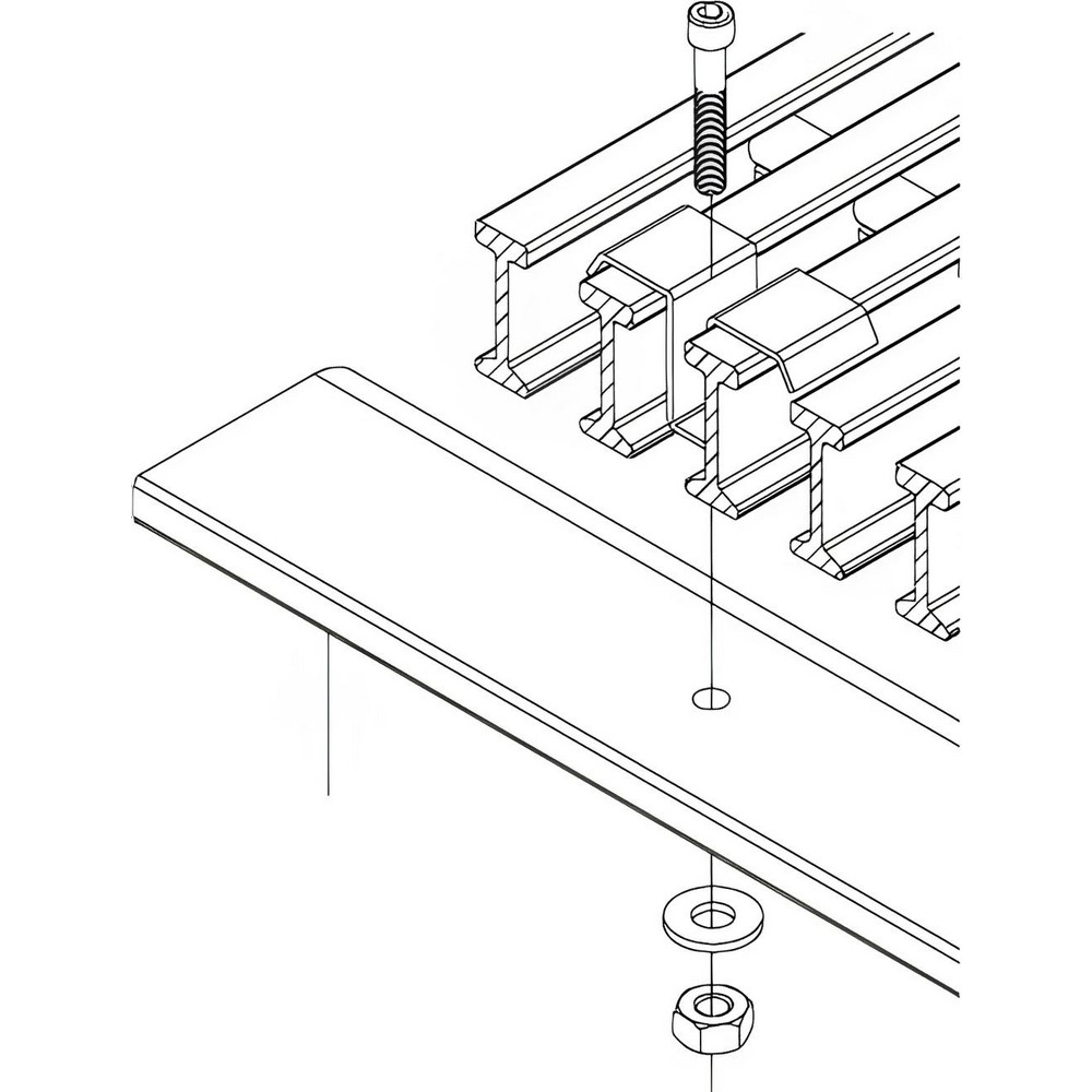 Fibergrate - Anti-Slip Grating Accessories: Accessory Type: Clip; For ...